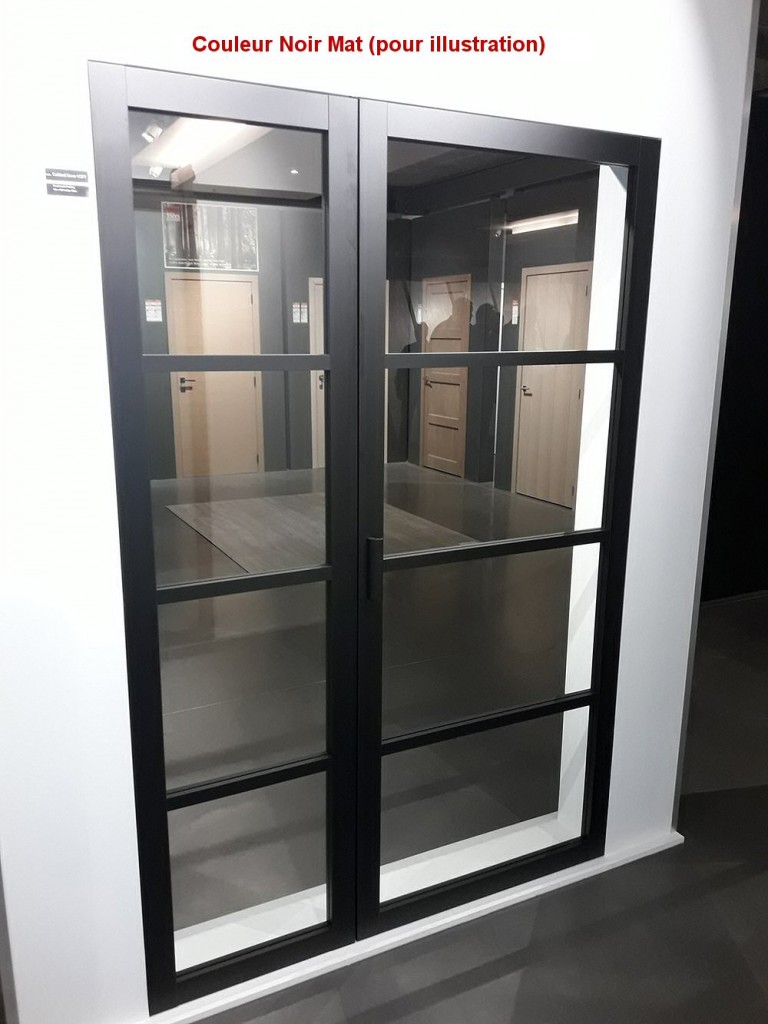 Thys Steel Look Classic - 6R - Verre Clair - Portes Intérieures.be